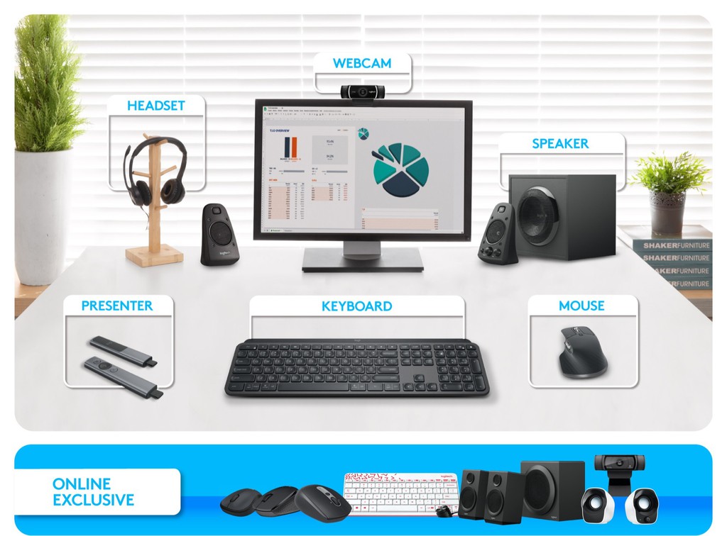 Logitech Official Store, Online Shop Jul 2024 | Shopee Singapore