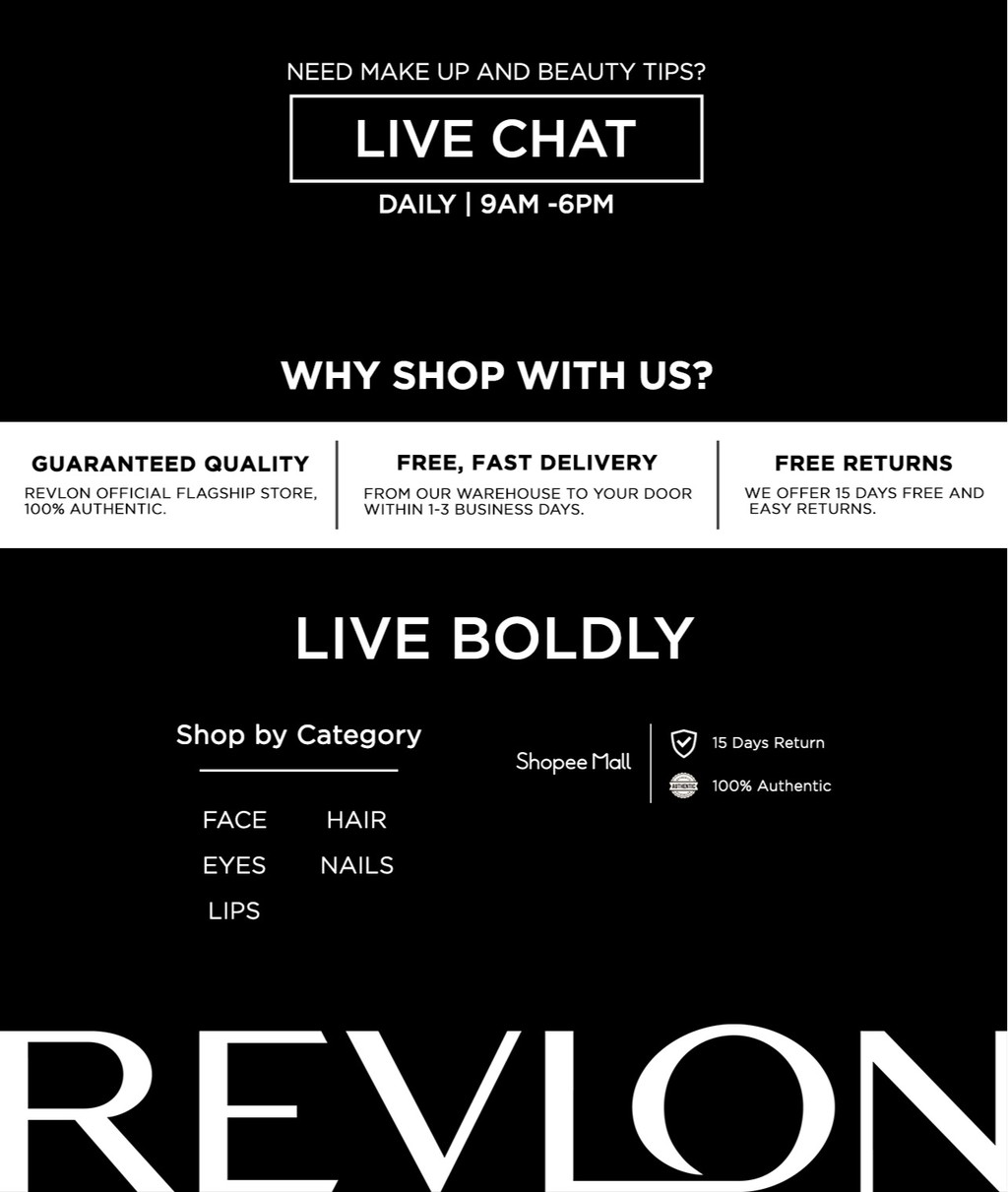 Revlon Official Store, Online Shop Jul 2024 | Shopee Singapore