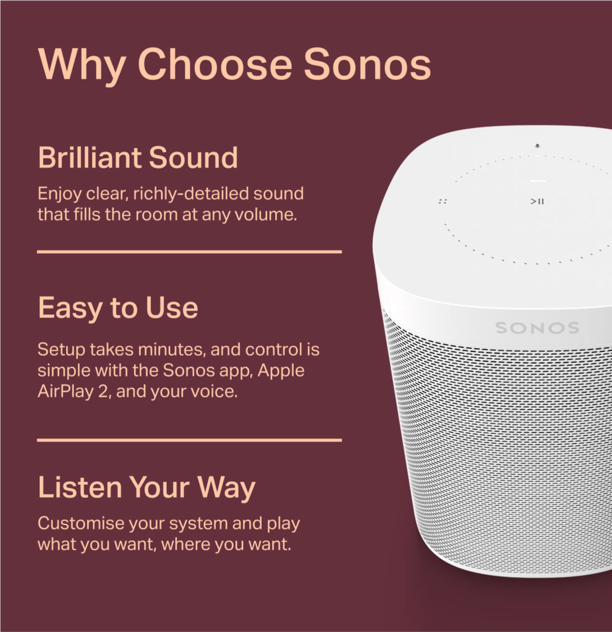 Sonos Official Store, Online Shop Aug 2023 | Shopee Singapore