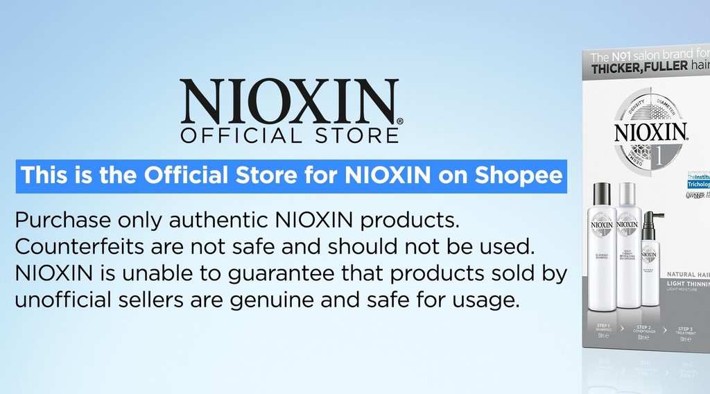 Nioxin Official Store, Online Shop Jul 2024 | Shopee Singapore