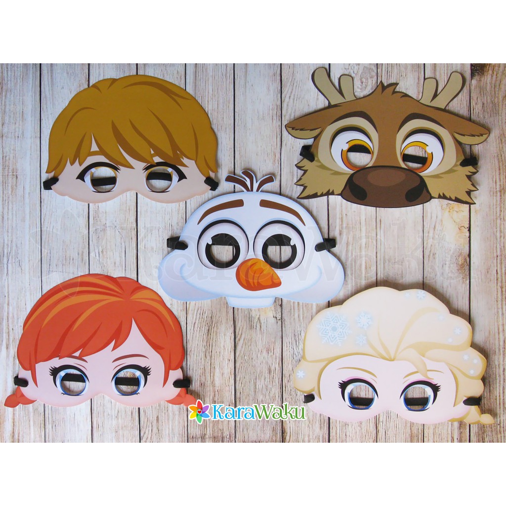 Olaf Face Mask Printable