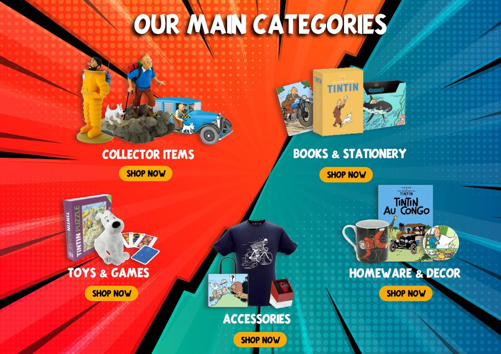 Tintin Official, Online Shop Jan 2026 | Shopee Singapore