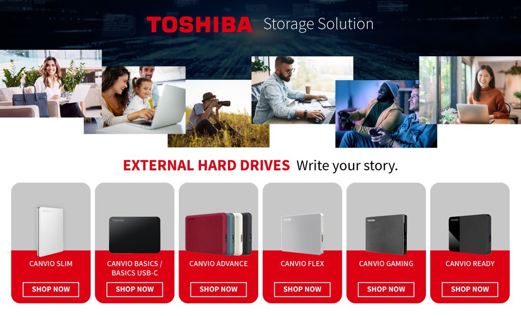 Toshiba Storage Official Store, Online Shop Feb 2026 | Shopee Singapore