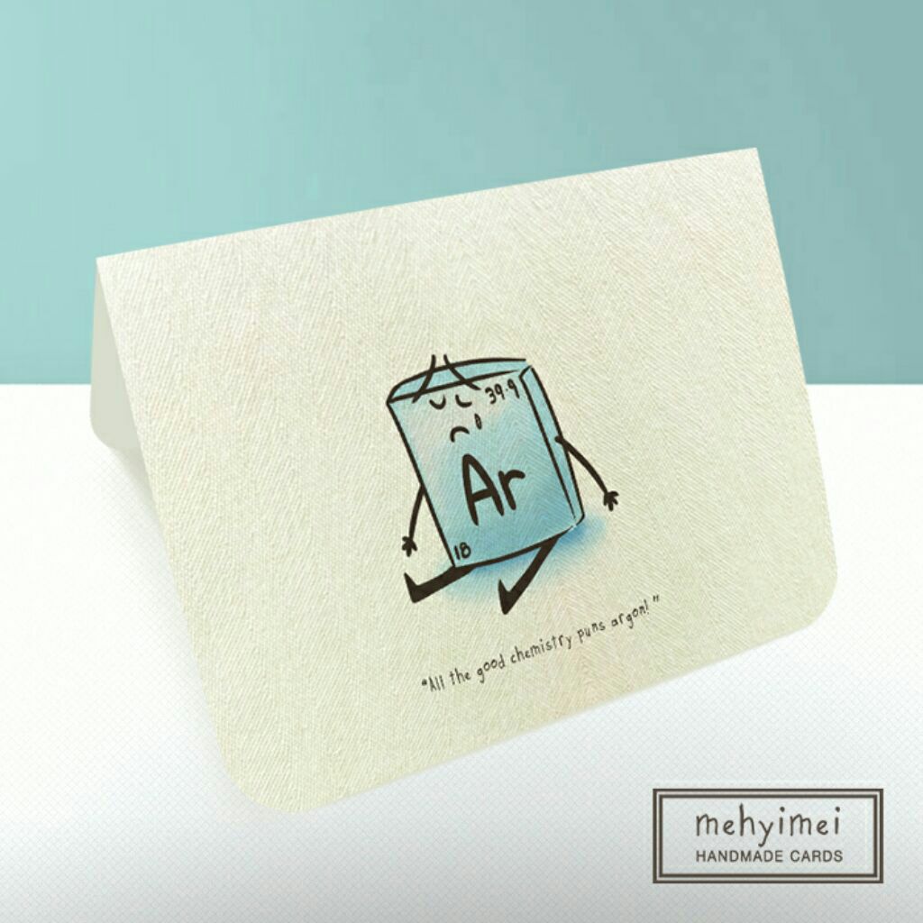 Chemistry Teacher Card