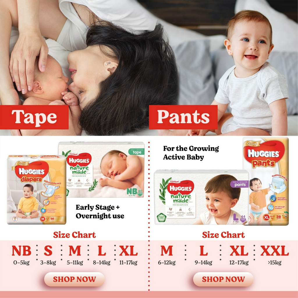 Huggies Official Store, Online Shop May 2024 | Shopee Singapore