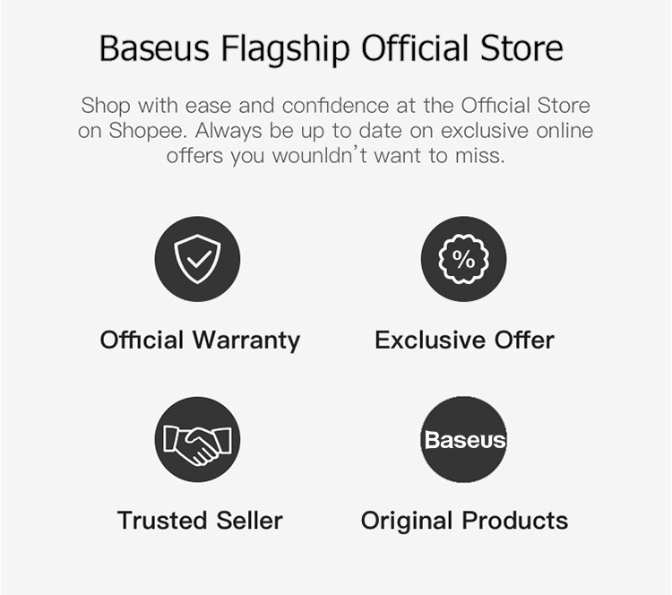 Baseus Official Store, Online Shop Feb 2023 | Shopee Singapore