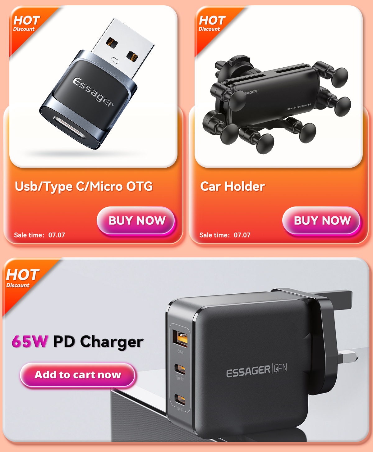 Essager Official Store, Online Shop Jul 2024 | Shopee Singapore
