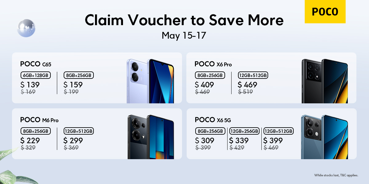 POCO Official Store Global, Online Shop May 2024 | Shopee Singapore