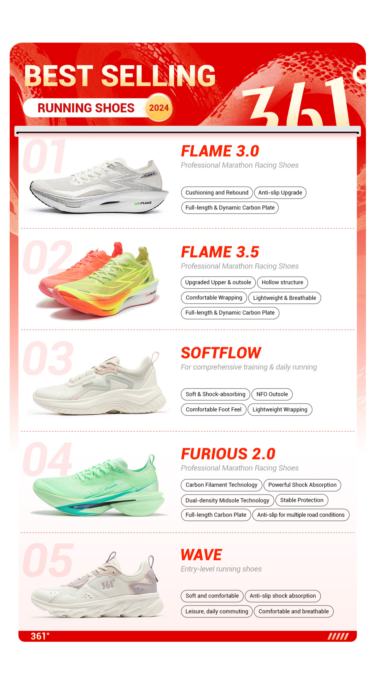 361 Degrees Official Store, Online Shop Apr 2025 | Shopee Singapore