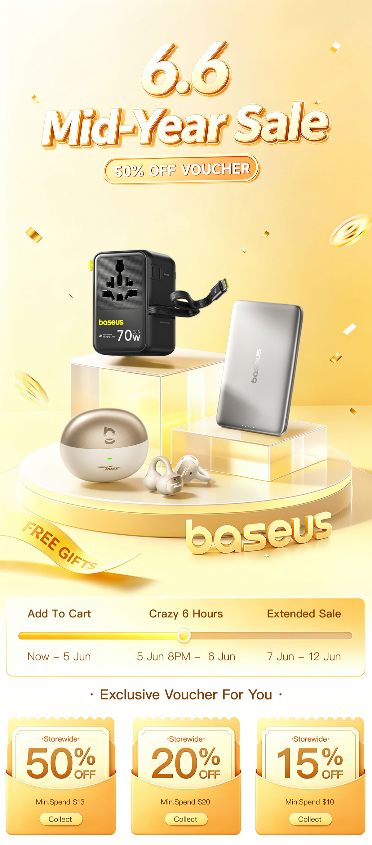 Baseus Official Store, Online Shop Jun 2026 | Shopee Singapore