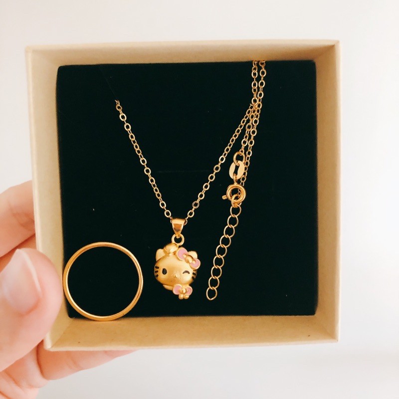 Hello Kitty Gold Necklace