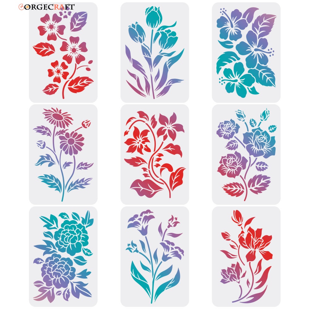 Printable Flower Stencil Patterns