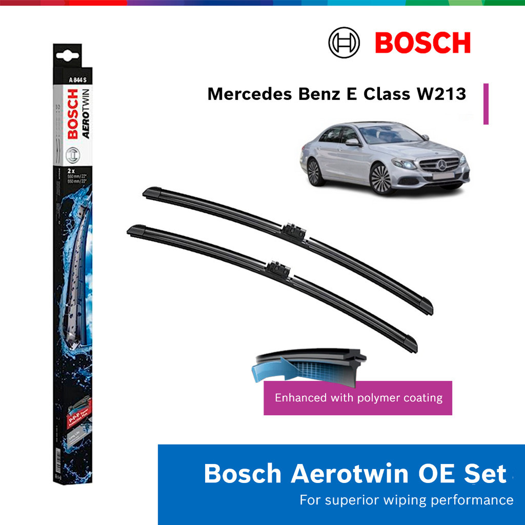 Bosch Aerotwin OE Wiper Set for Mercedes Benz E200 W213 A243S Shopee Singapore