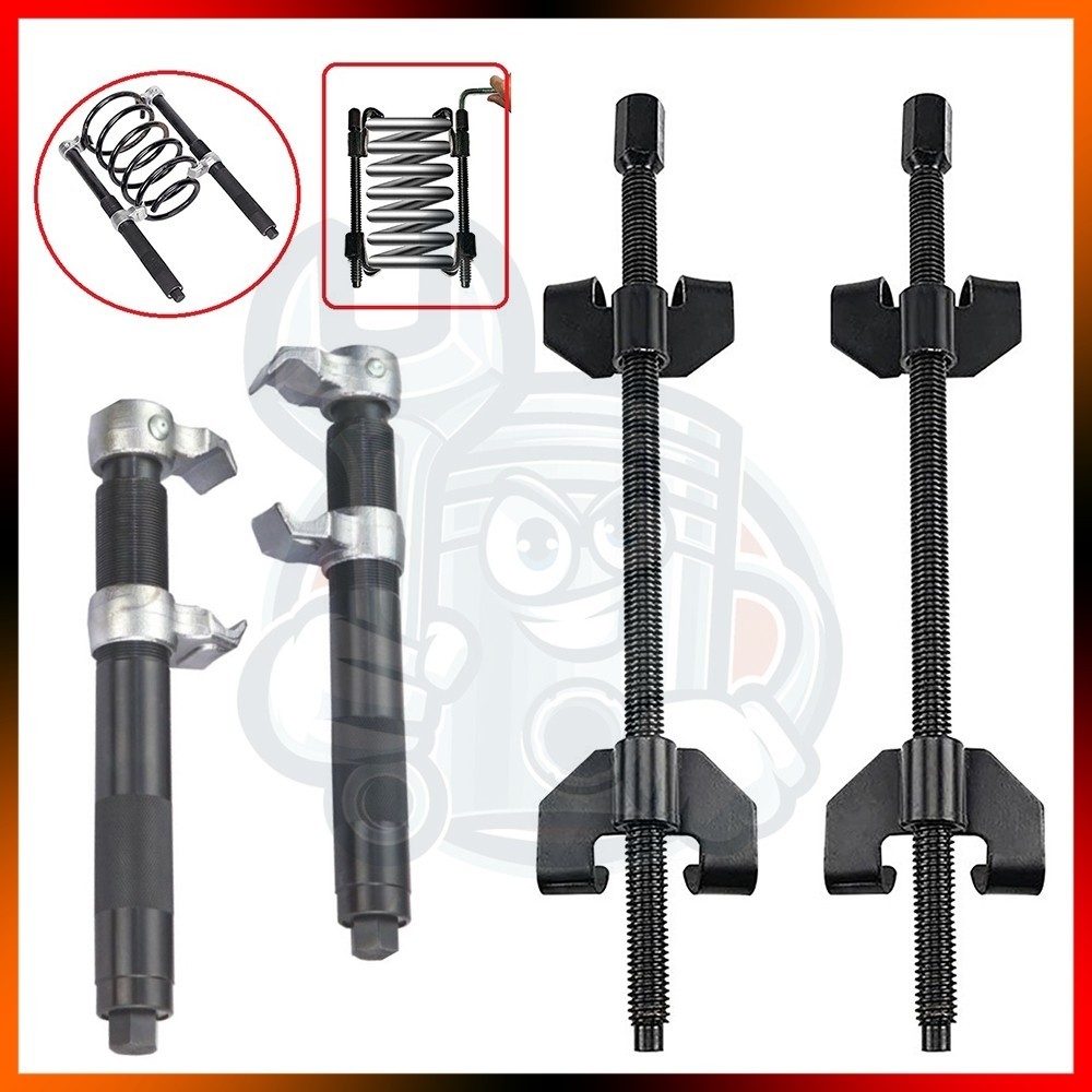 Car Shock Absorber Coil Spring Compressor Auto Strut Suspension Clamp Automotive Vehicle Special Tool Pemampat Spring Shopee Singapore