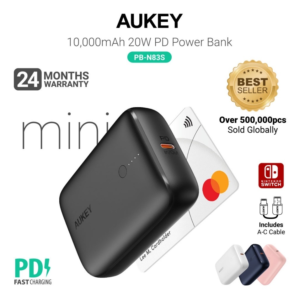 Aukey Official Store, Online Shop Jan 2026 | Shopee Singapore