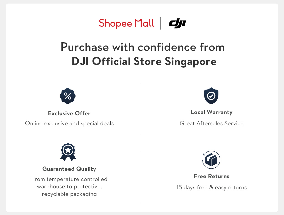 DJI OFFICIAL STORE, Online Shop Jan 2024 | Shopee Singapore