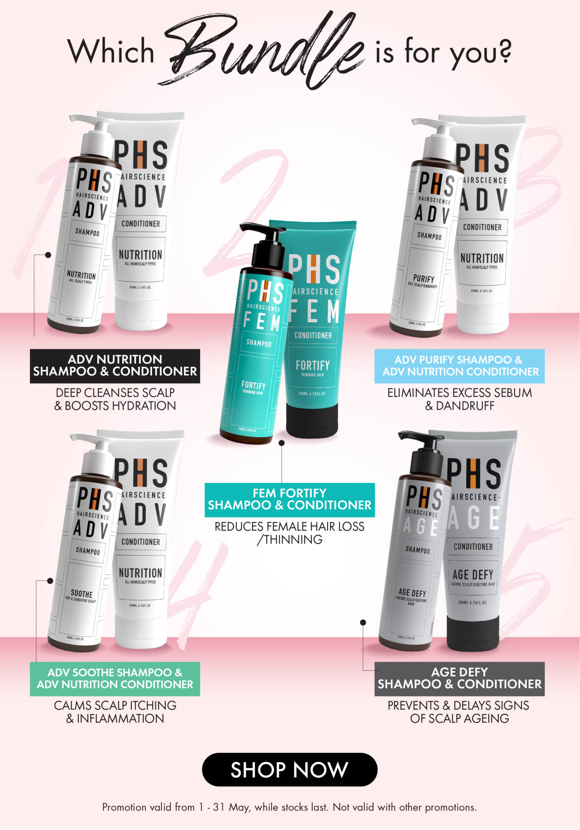 PHS HAIRSCIENCE® Official Store, Online Shop May 2023 | Shopee Singapore