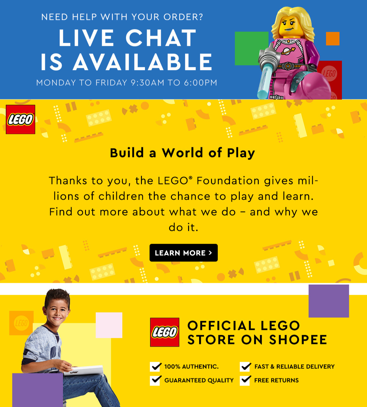 LEGO Official Store, Online Shop May 2024 | Shopee Singapore