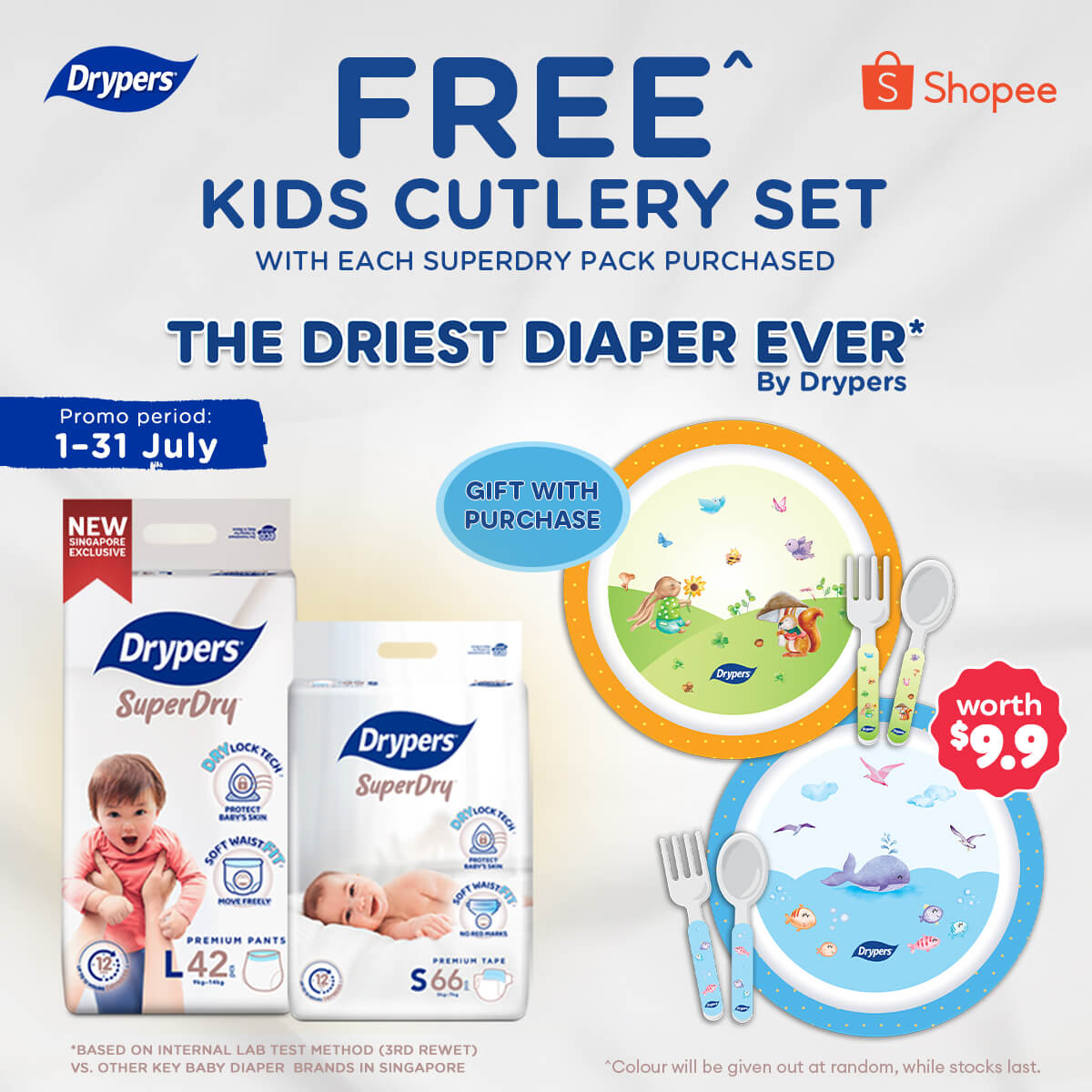 Drypers Official Store, Online Shop Jul 2025 | Shopee Singapore