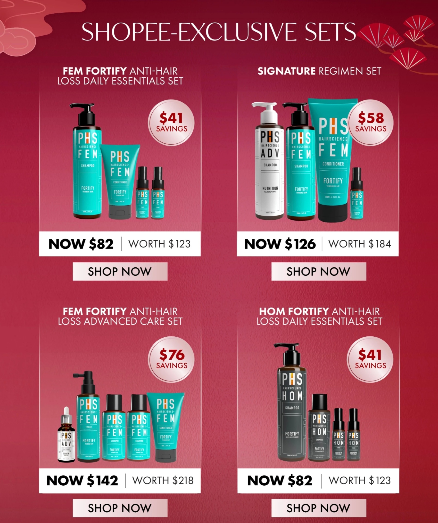 PHS HAIRSCIENCE® Official Store, Online Shop Jan 2026 | Shopee Singapore