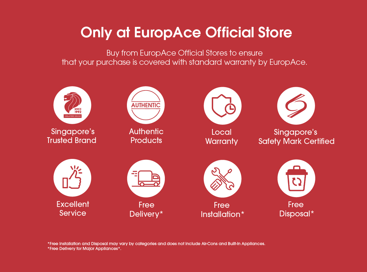 EuropAce Official Store, Online Shop Jul 2024 | Shopee Singapore