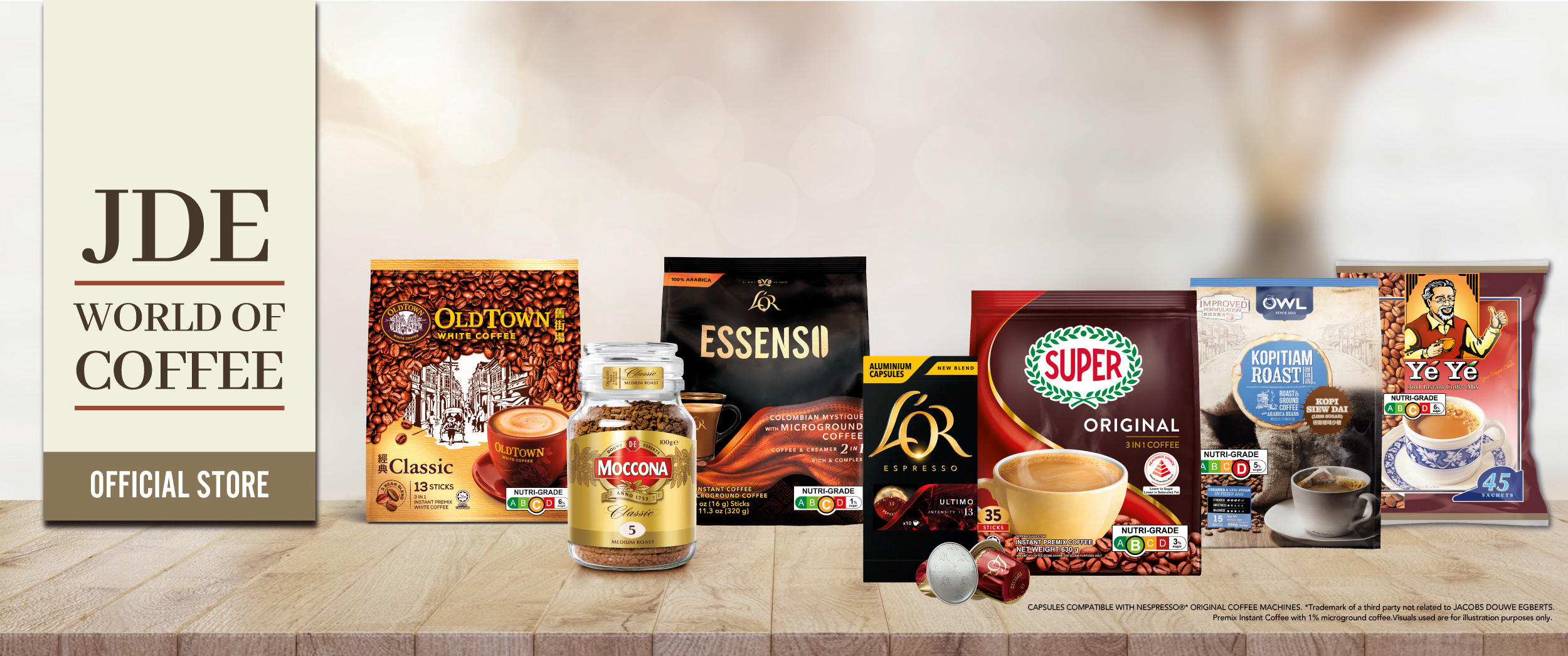 JDE World Of Coffee Official Store, Online Shop Apr 2026 | Shopee Singapore