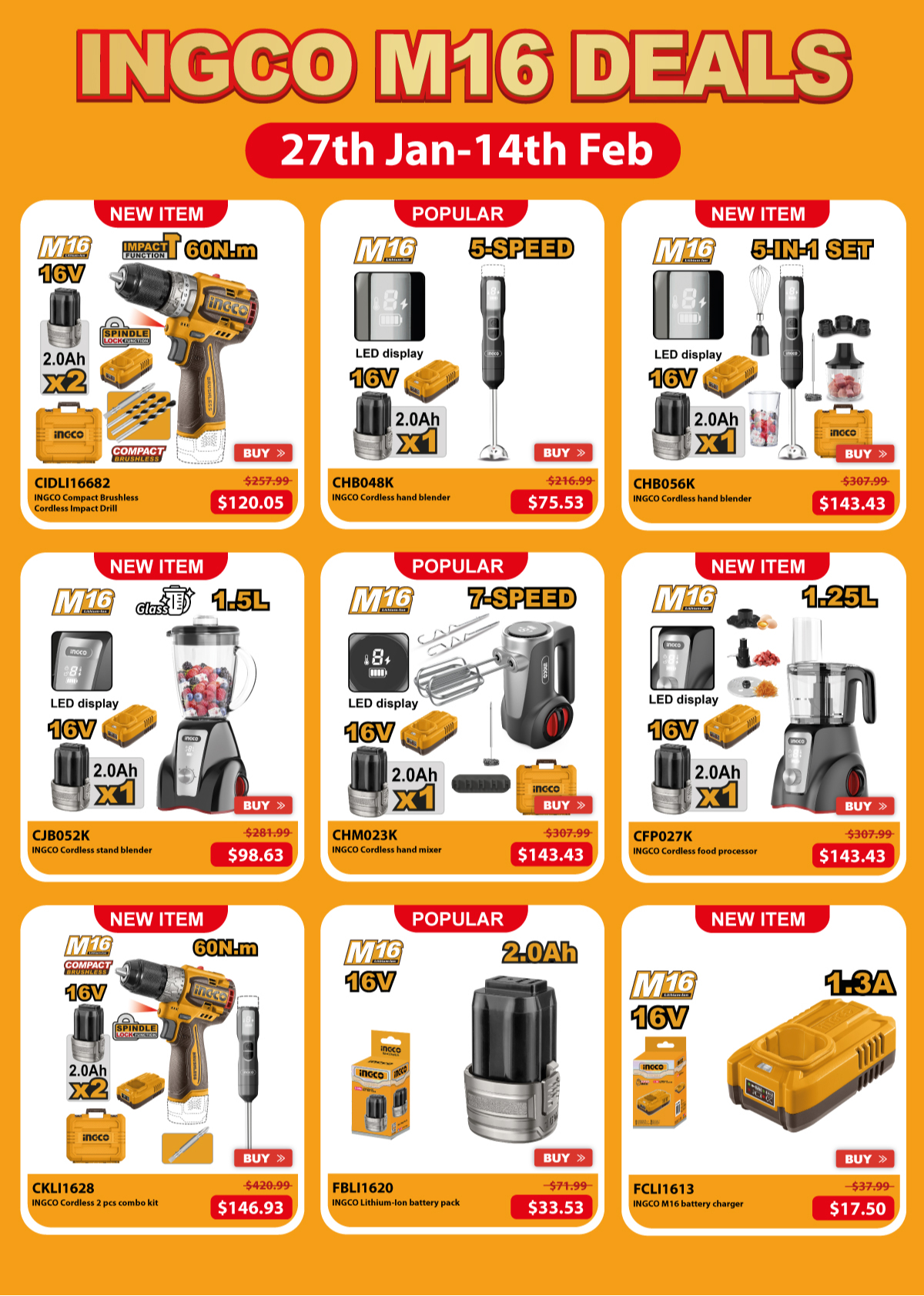 INGCO Official Store, Online Shop May 2025 | Shopee Singapore