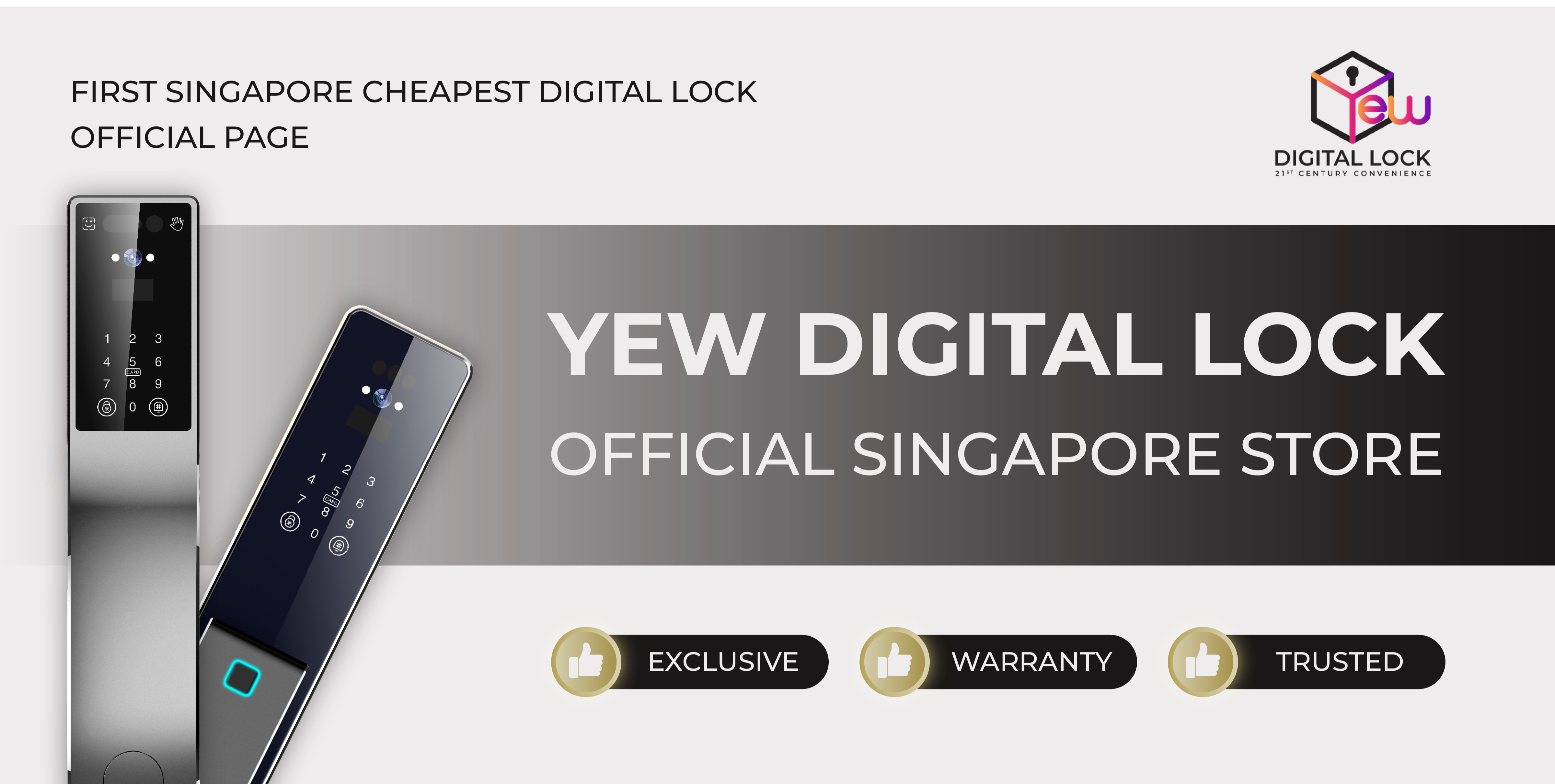 Yew Digital Lock Singapore, Online Shop | Shopee Singapore