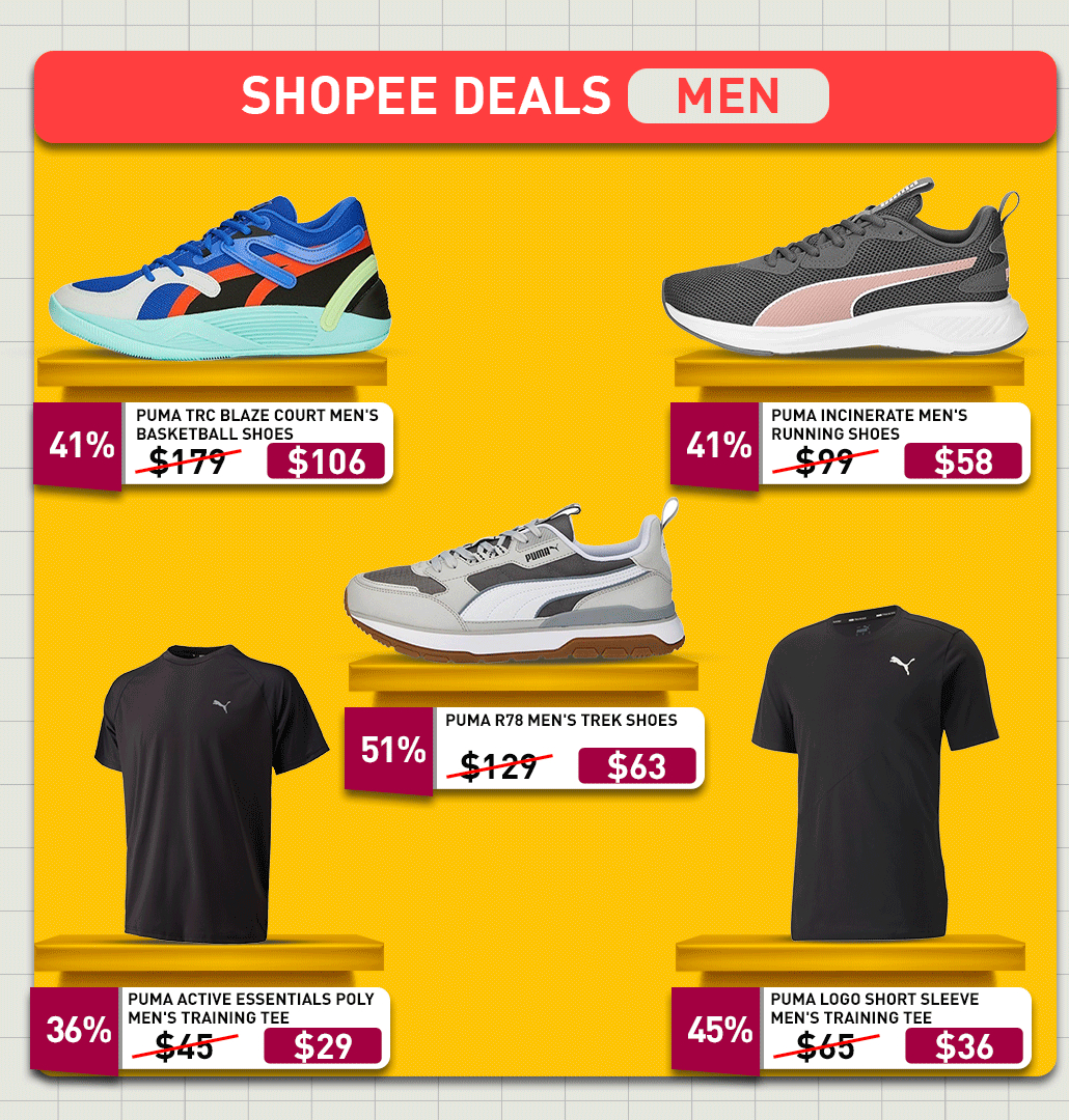 PUMA Singapore Official Store, Online Shop Apr 2024 | Shopee Singapore