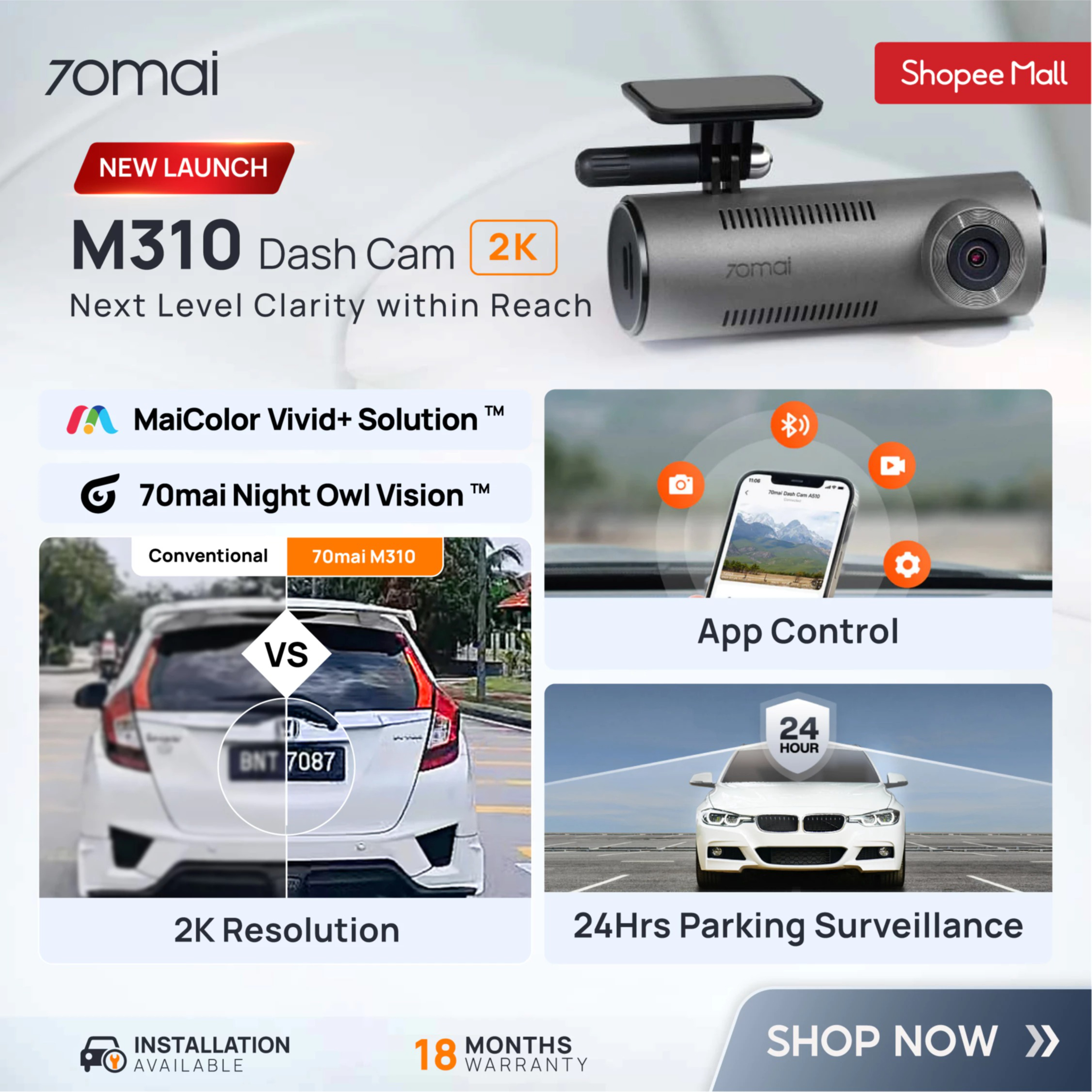 70mai Official Store, Online Shop Dec 2025 | Shopee Singapore