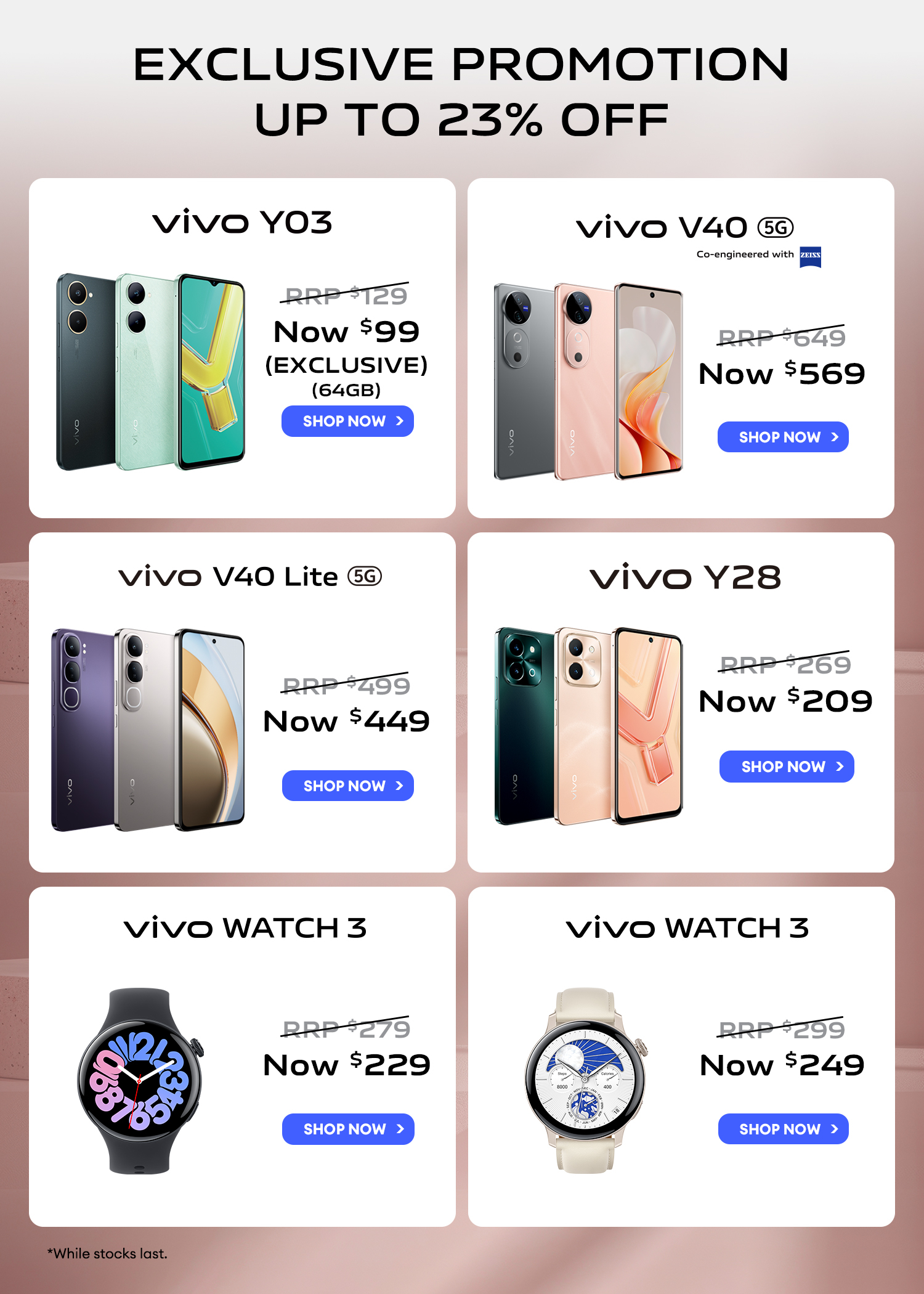 vivo SG Official Store, Online Shop Apr 2025 | Shopee Singapore
