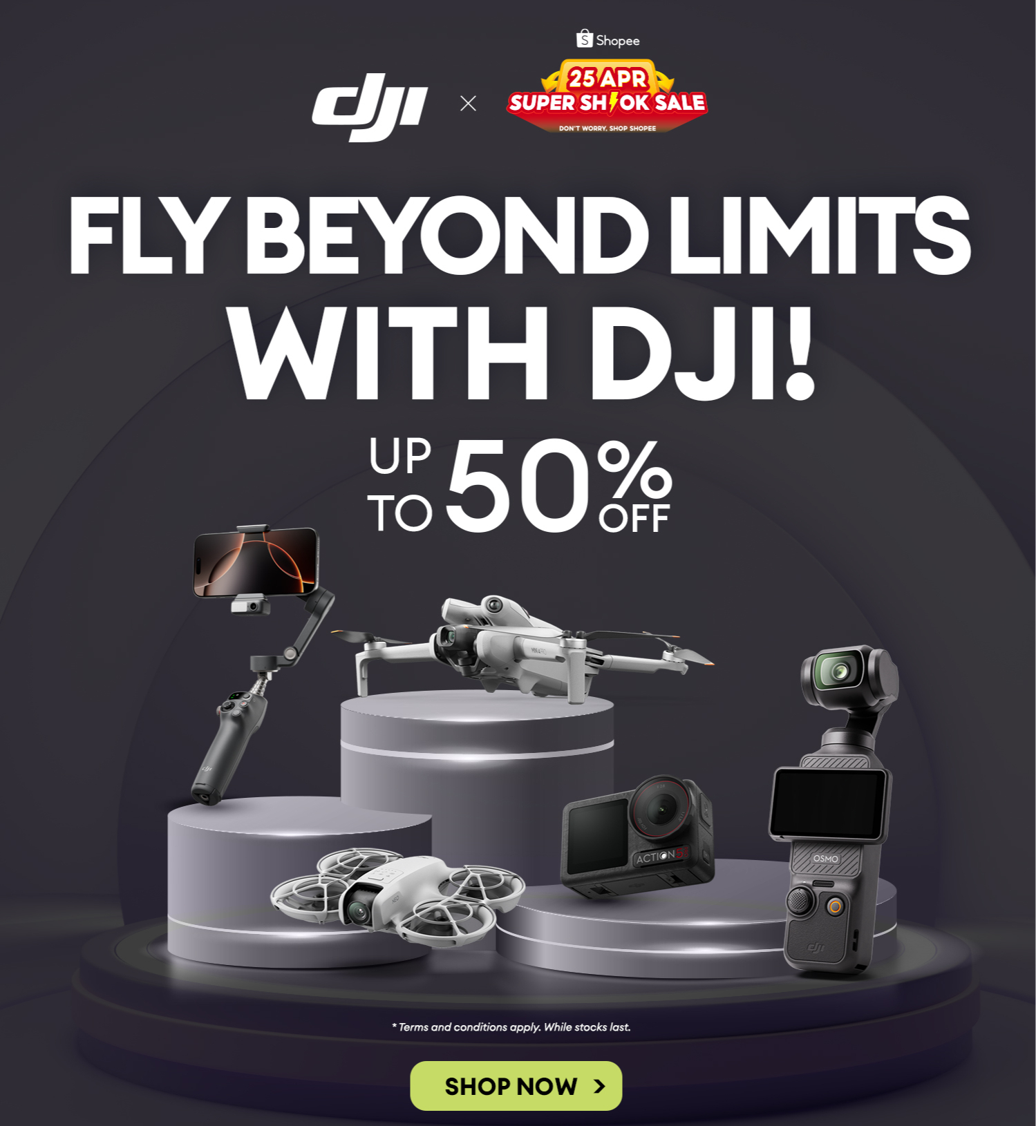 DJI OFFICIAL STORE, Online Shop Apr 2025 | Shopee Singapore