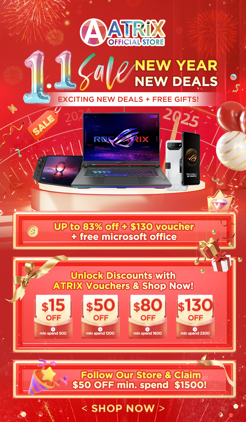 ATRiX Official Store, Online Shop Jul 2025 | Shopee Singapore