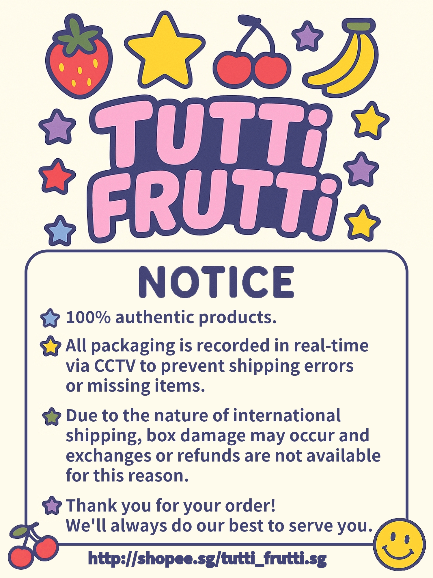 Tutti_Frutti.sg, Online Shop | Shopee Singapore
