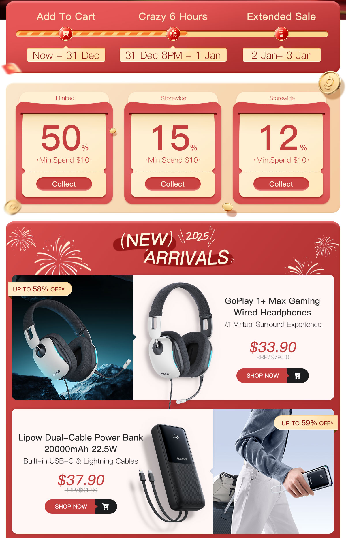 Baseus Official Store Singapore, Online Shop Sep 2025 | Shopee Singapore