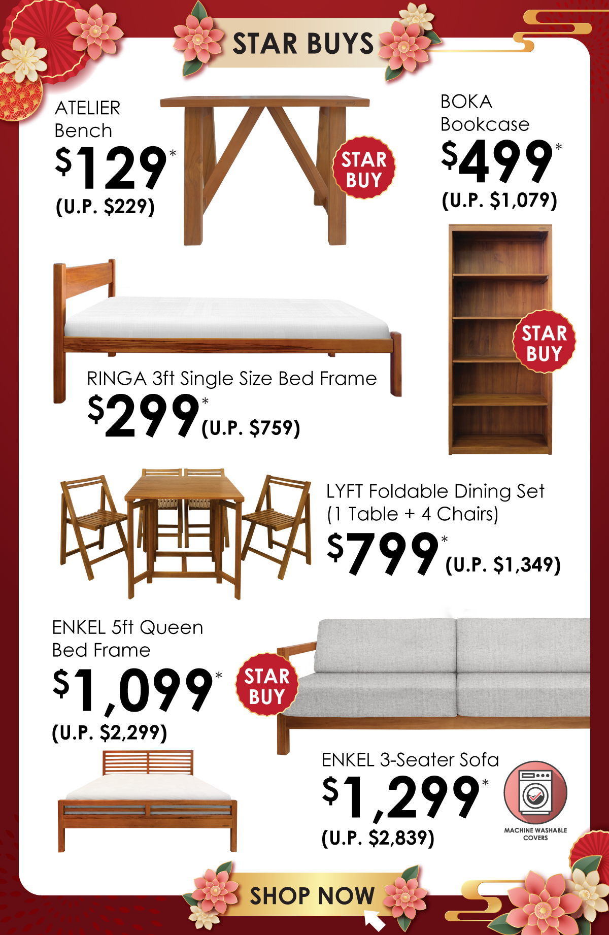 Scanteak Official Store, Online Shop Jan 2026 | Shopee Singapore