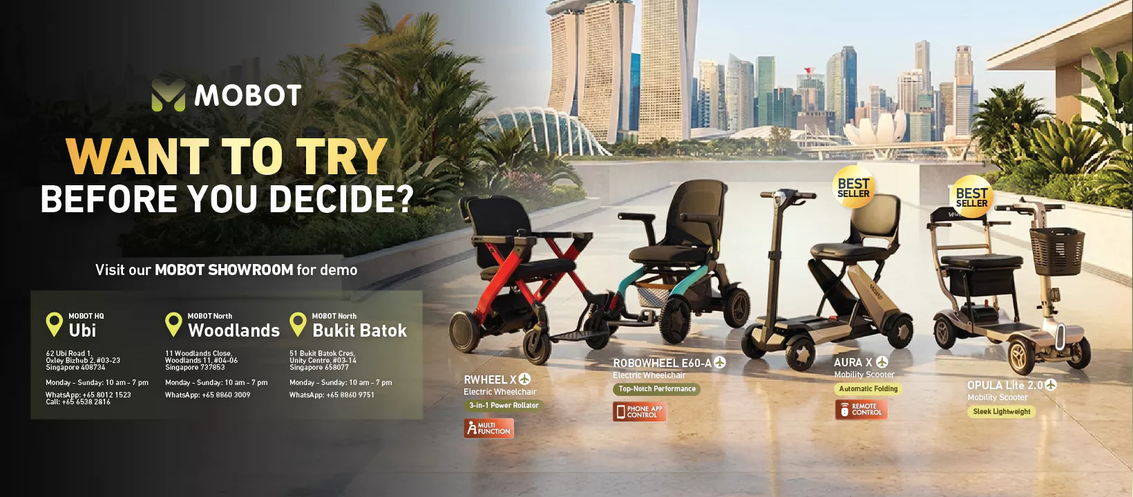 Mobot, Online Shop Jun 2026 | Shopee Singapore