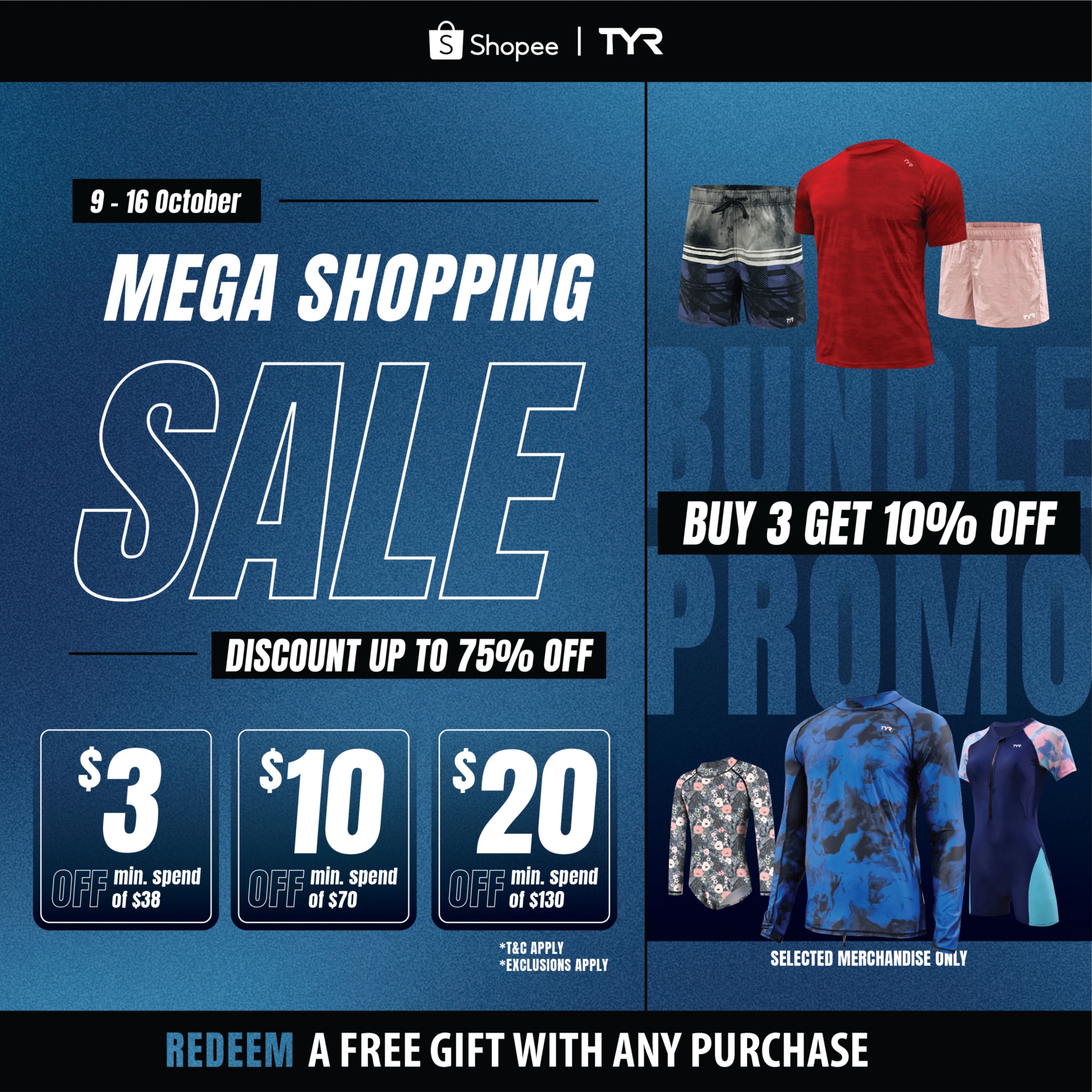 TYR Official Store, Online Shop Oct 2025 | Shopee Singapore