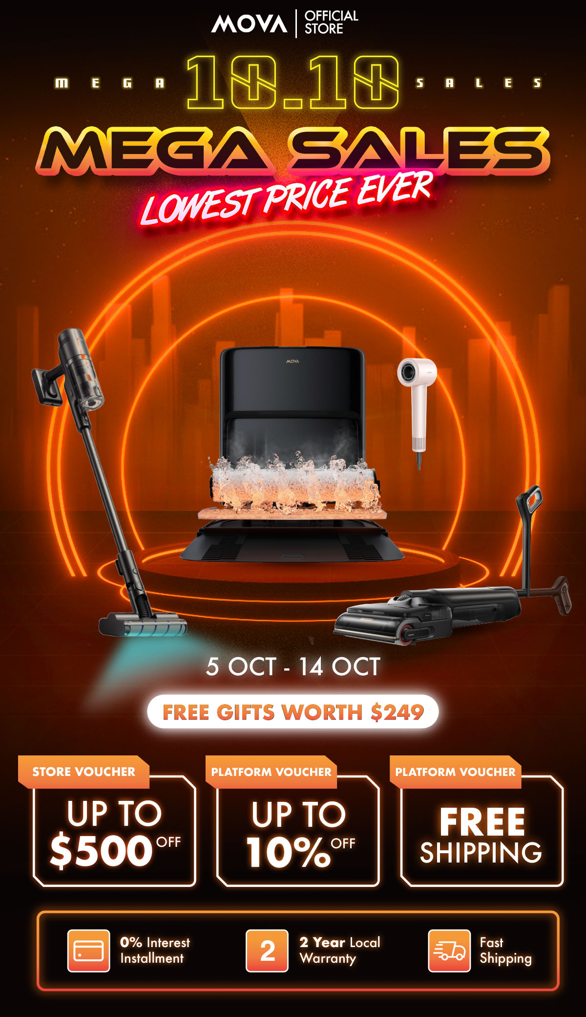 Mova Official Store, Online Shop Oct 2025 | Shopee Singapore